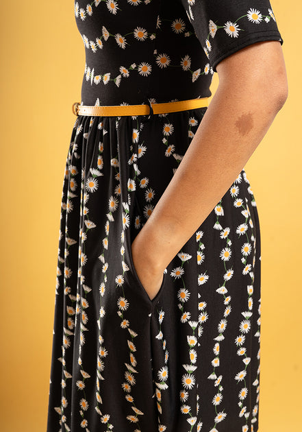 Anya Daisy Chain Print Dress – Popsy Clothing