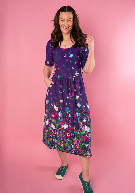 Book Print Dresses | A literate look | Dresses for all shapes & sizes ...