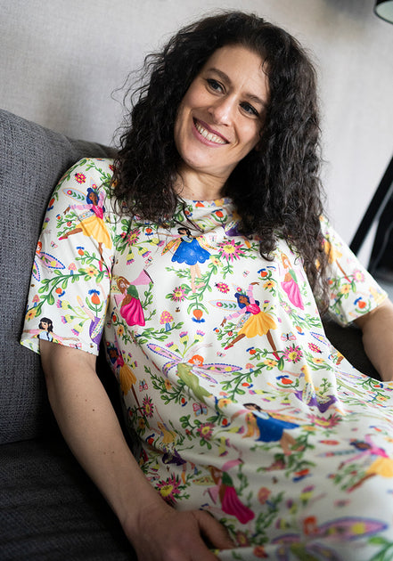 Carina Dancing Fairies Print Nightshirt – Popsy Clothing