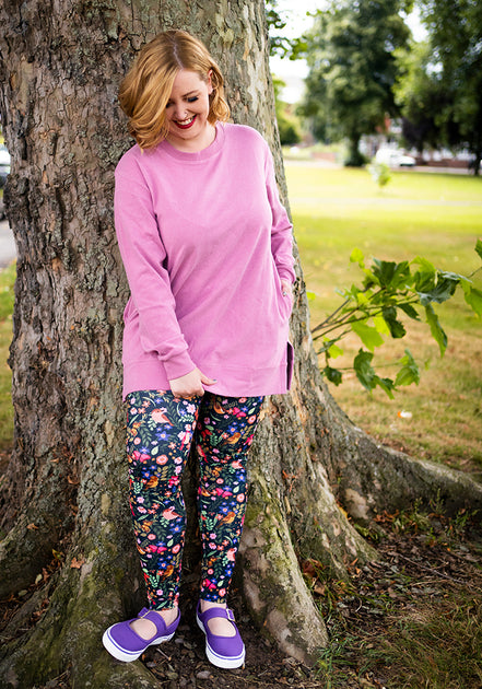Pink Longline Popsy Sweatshirt – Popsy Clothing
