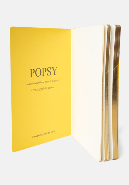 Popsy Sunflower Print Notebook – Popsy Clothing