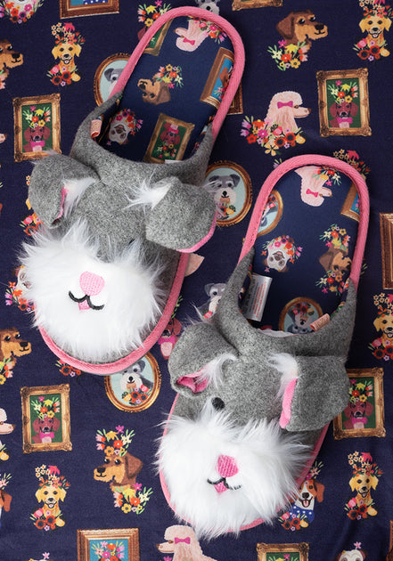 Schnauzer Dog Mule Slippers – Popsy Clothing