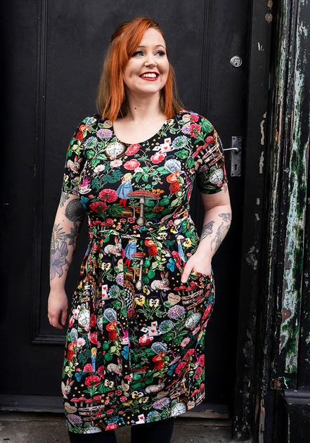 Book Print Dresses | A literate look | Dresses for all shapes & sizes ...