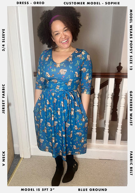 Oreo Raccoons Print Dress – Popsy Clothing